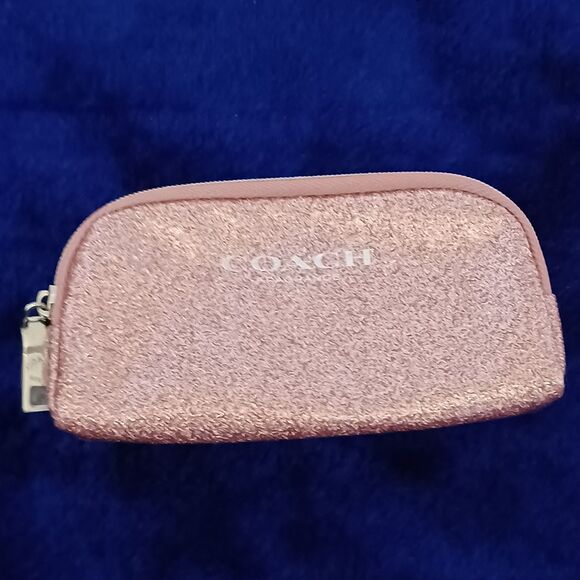 Coach | Bags | Coach Fragrance Pink Glitter Mini Pouch | Poshmark